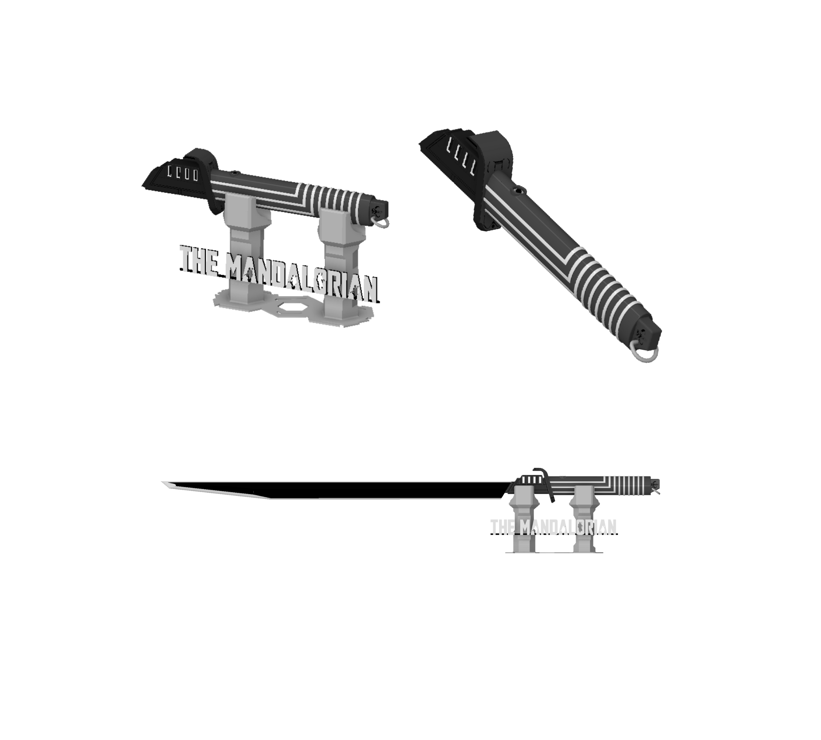 3D file Darksaber (Updated Version) | Boba Fett | The Mandalorian ...