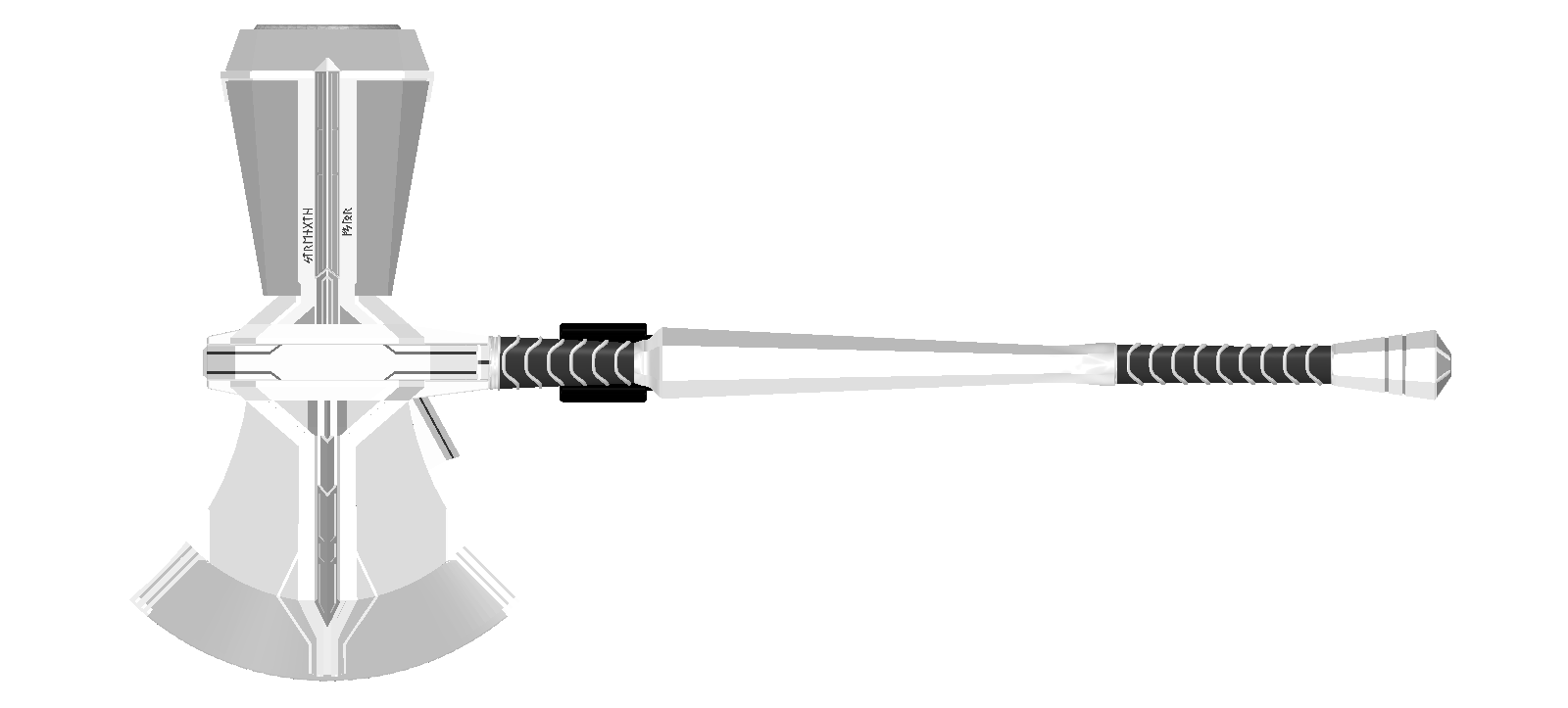 3D file Custom Build YOUR Asgardian Stormbreaker War Hammer-Axe | Wall ...