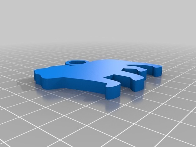 Free STL file Bull Dog KeyChain 🐂・3D printable model to download・Cults