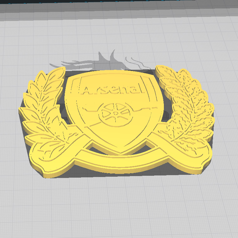 STL file Arsenal badge wall decoration・Design to download and 3D print ...