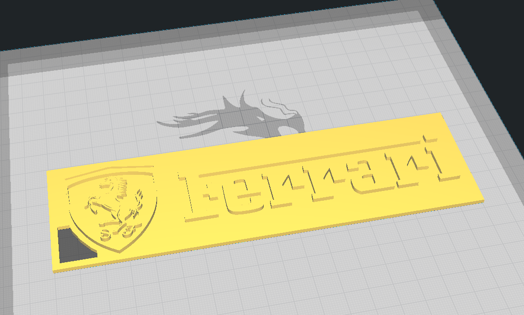 STL file Ferrari keychain・3D printer model to download・Cults