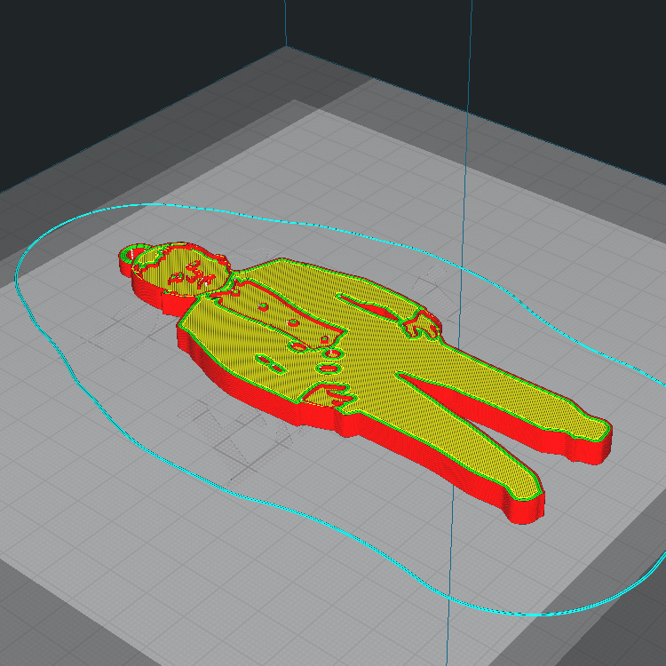 STL file Hasbulla Suit Keychain・3D printing idea to download・Cults