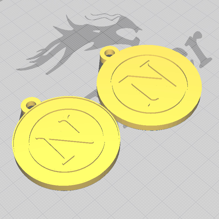 STL file SSC Napoli keychains・3D print object to download・Cults