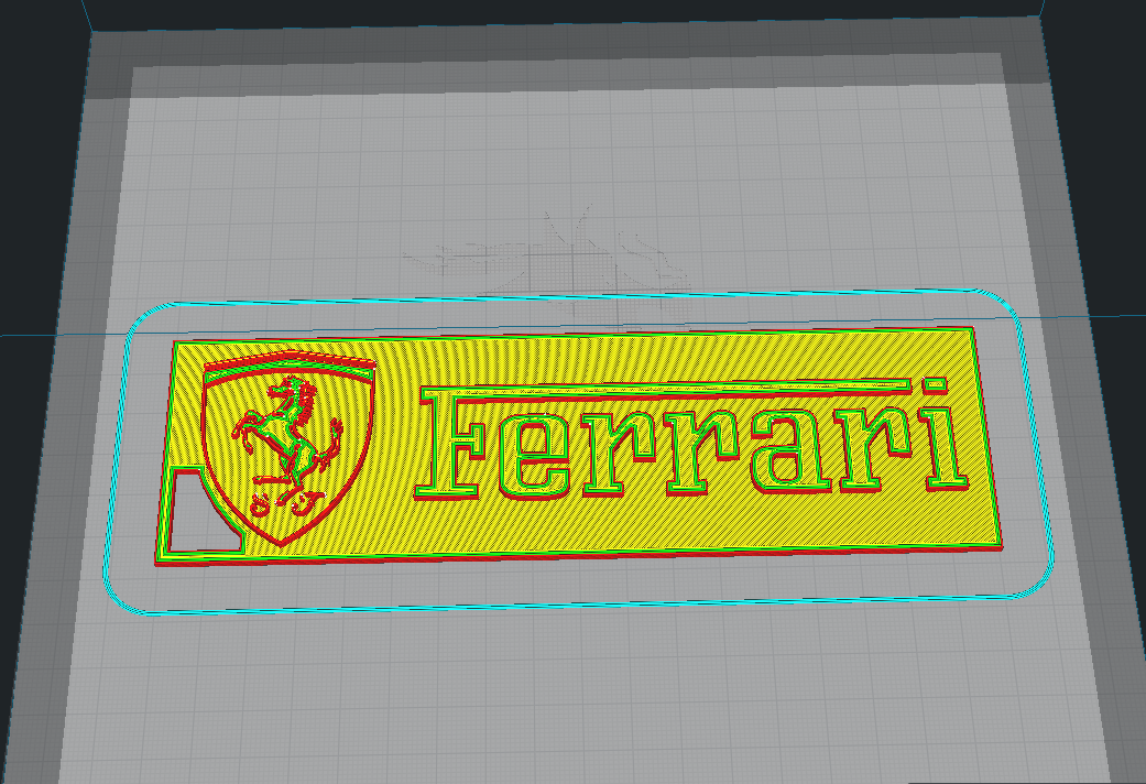 STL file Ferrari keychain・3D printer model to download・Cults