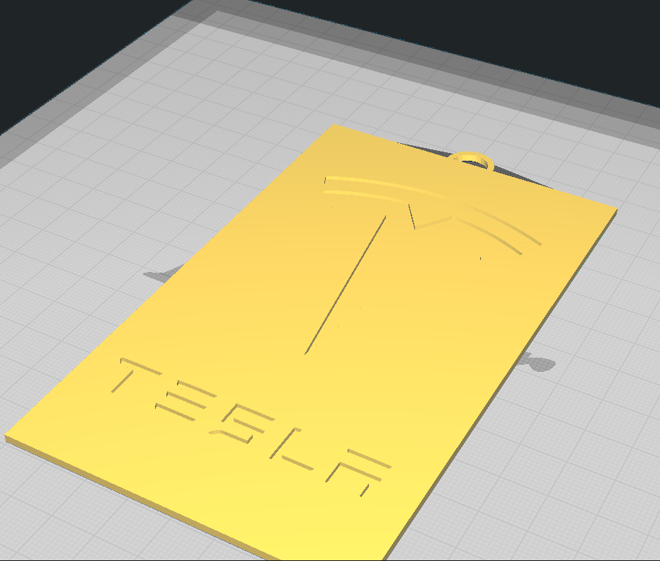 STL-Datei Tesla Motors Logo・3D-druckbares Modell zum herunterladen・Cults