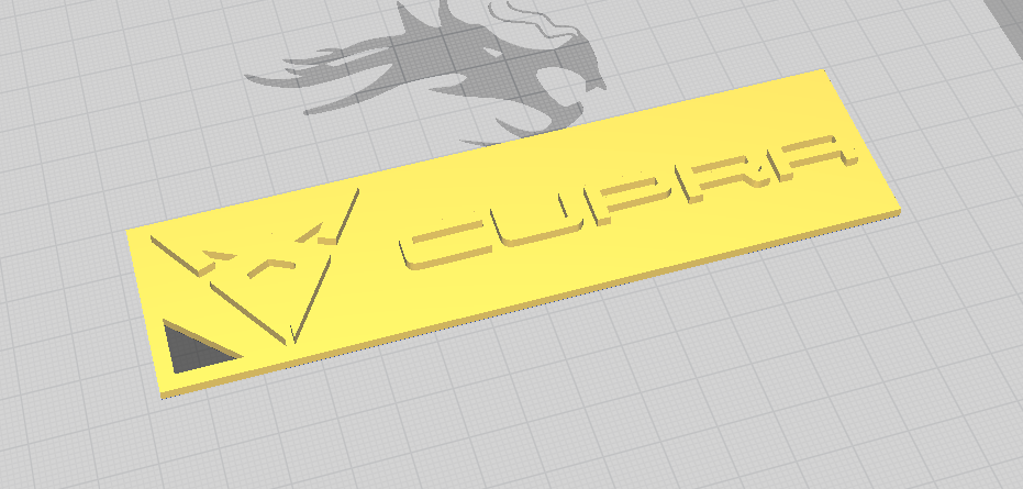 STL file Cupra logo keychain・3D printer design to download・Cults
