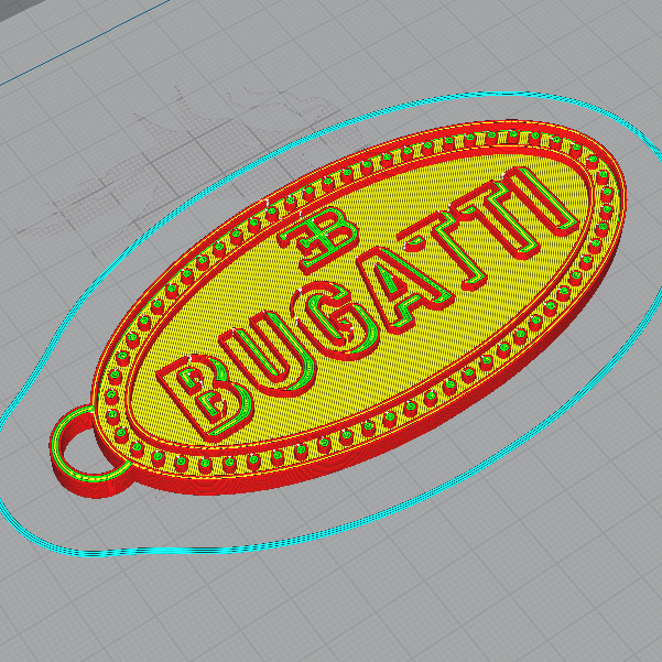 STL file Bugatti logo 🚗・3D printable model to download・Cults