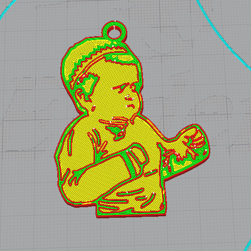 STL file Mini Khabib - Hasbulla Keychain・3D printer model to download・Cults
