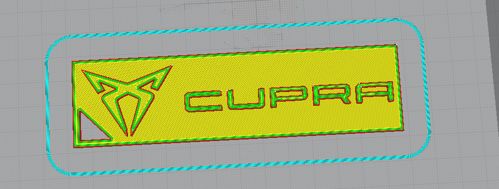 STL file Cupra logo keychain・3D printer design to download・Cults