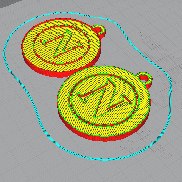 STL file SSC Napoli keychains・3D print object to download・Cults