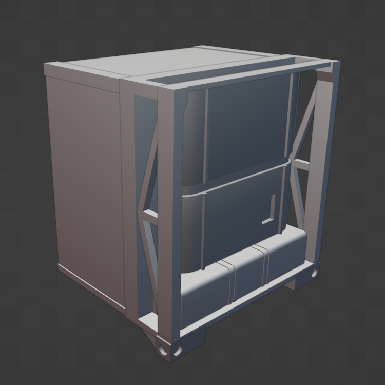 STL file N Scale 53ft Shipping container Addon Pieces 🎲・3D printing template to download・Cults