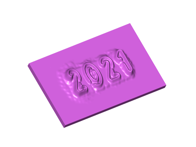 Free STL file 2021 3D ART 🎨・3D printer model to download・Cults
