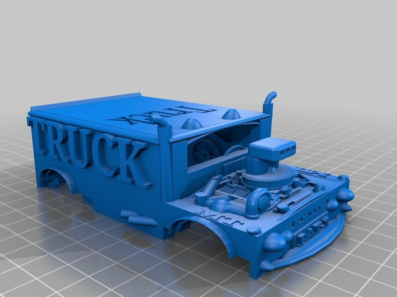 Free STL file Truck V8 Model. stl3dmodels.com・Design to download and 3D ...