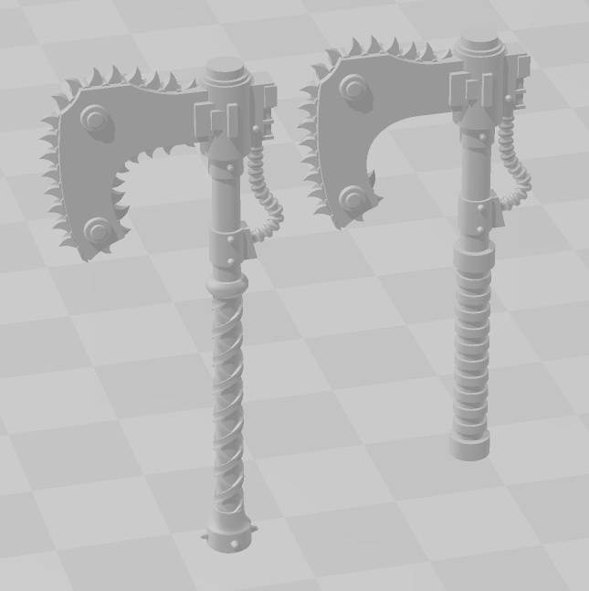 STL file Chainaxes・3D print design to download・Cults