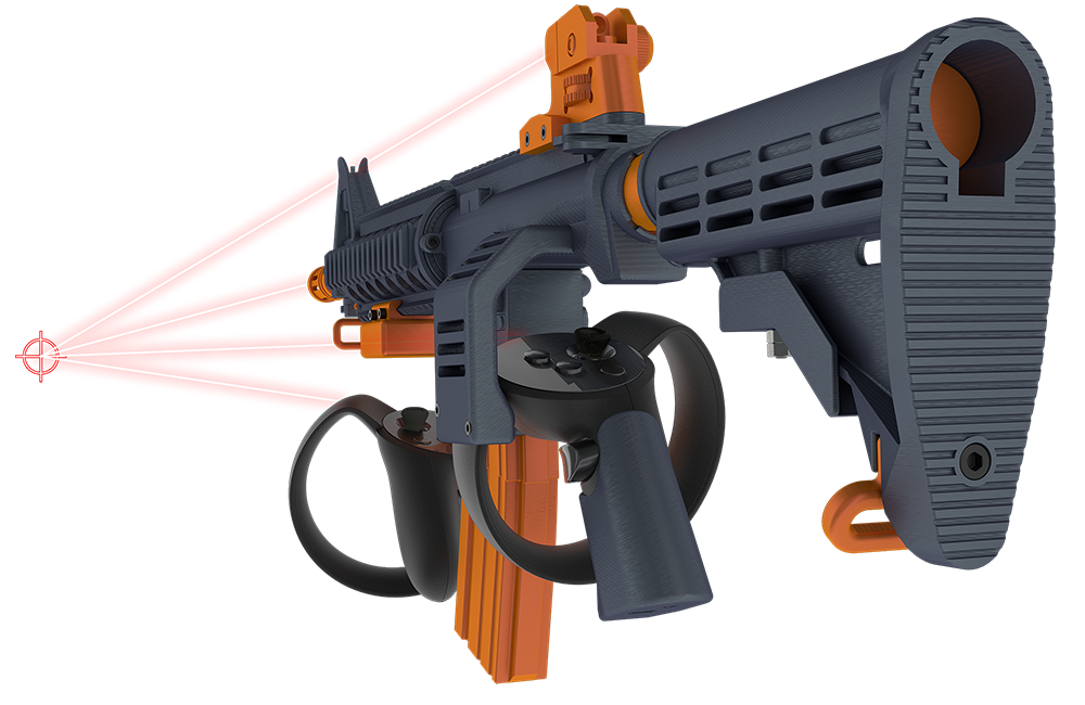 Free STL file Pistol Grips for Oculus Rift・3D print object to download ...