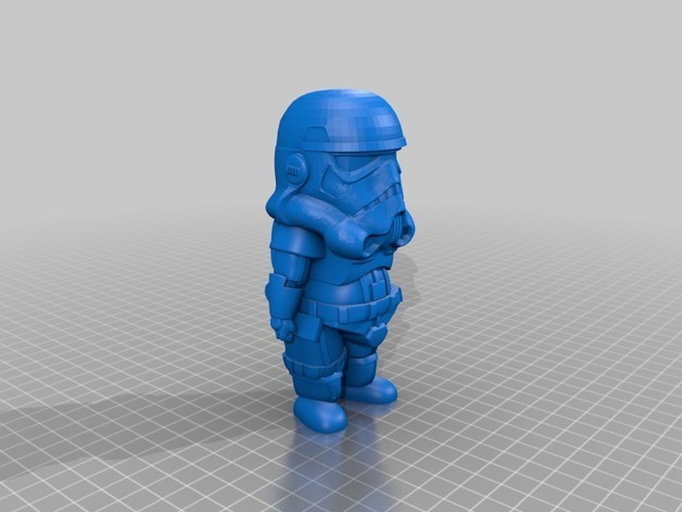 Free STL file StromTrooper funco pop remix・3D printable design to ...