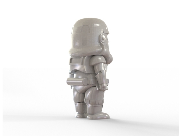 Free STL file StromTrooper funco pop remix・3D printable design to ...