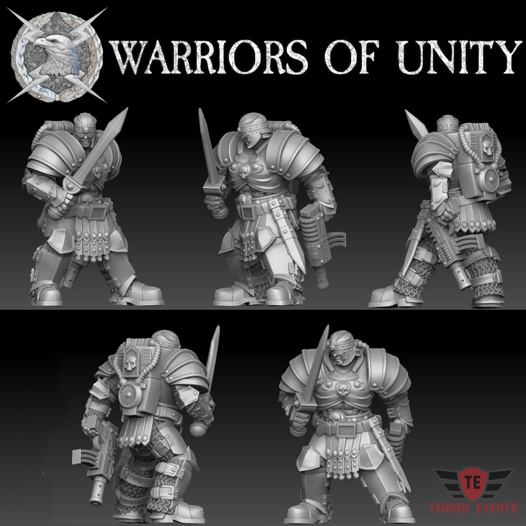 STL file Warriors of Unity - Hastus Squad ⚔️・3D printable model to ...