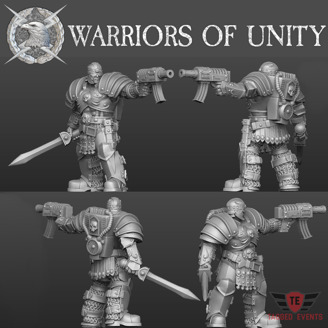 STL file Warriors of Unity - Hastus Squad ⚔️・3D printable model to ...