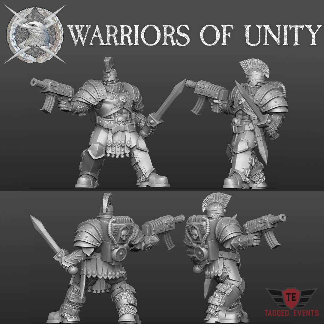 STL file Warriors of Unity - Hastus Squad ⚔️・3D printable model to ...