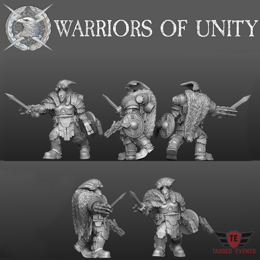 STL file Warriors of Unity - Cohort Commander ⚔️・3D printing model to ...