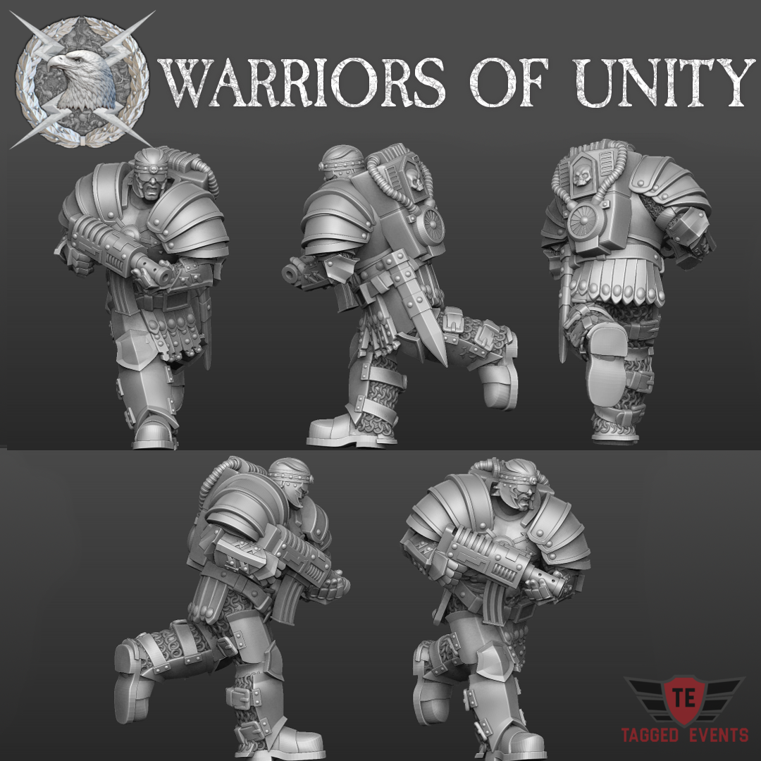 STL file Warriors of Unity - Hastus Squad ⚔️・3D printable model to ...