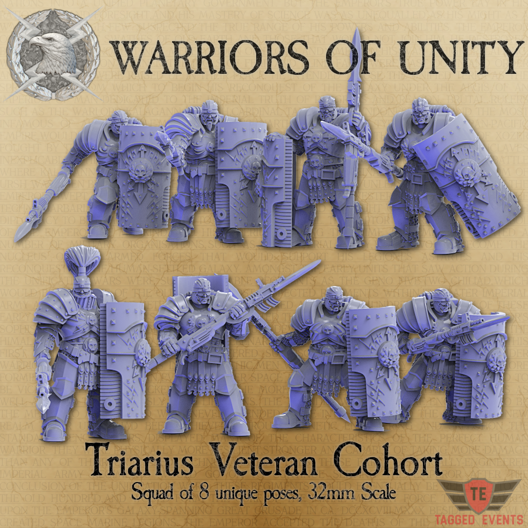 STL file Warriors of Unity - Triarius Squad ⚔️・3D printing model to ...