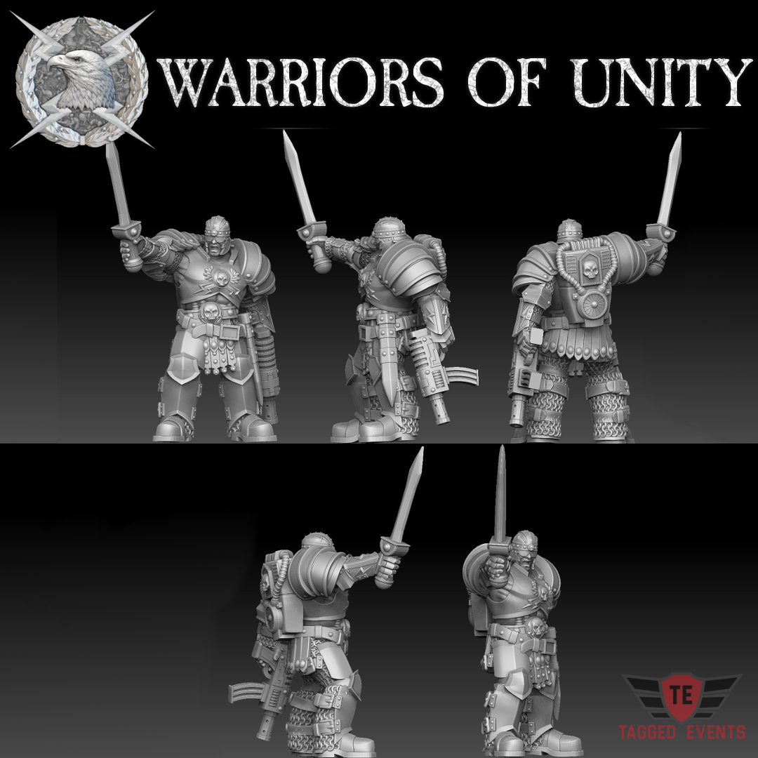 STL file Warriors of Unity - Hastus Squad ⚔️・3D printable model to ...