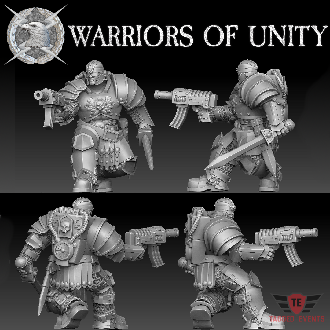 STL file Warriors of Unity - Hastus Squad ⚔️・3D printable model to ...