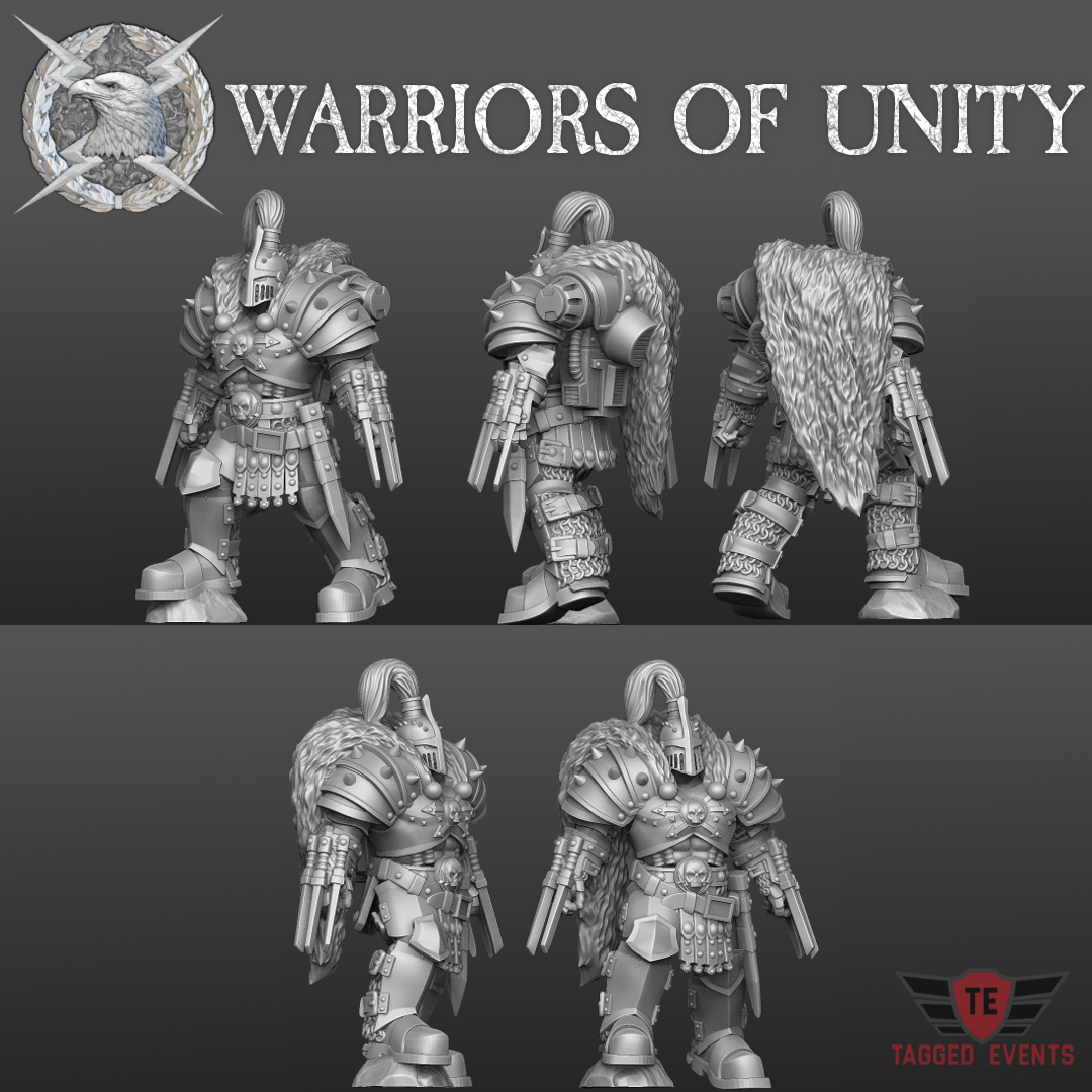 STL file Warriors of Unity - Tesserarius Champion ⚔️・3D printable model ...
