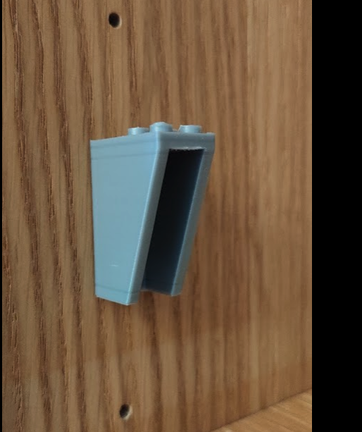 Archivo STL gratis Ikea Billy lego brick mount 🧱・Plan para descargar y ...