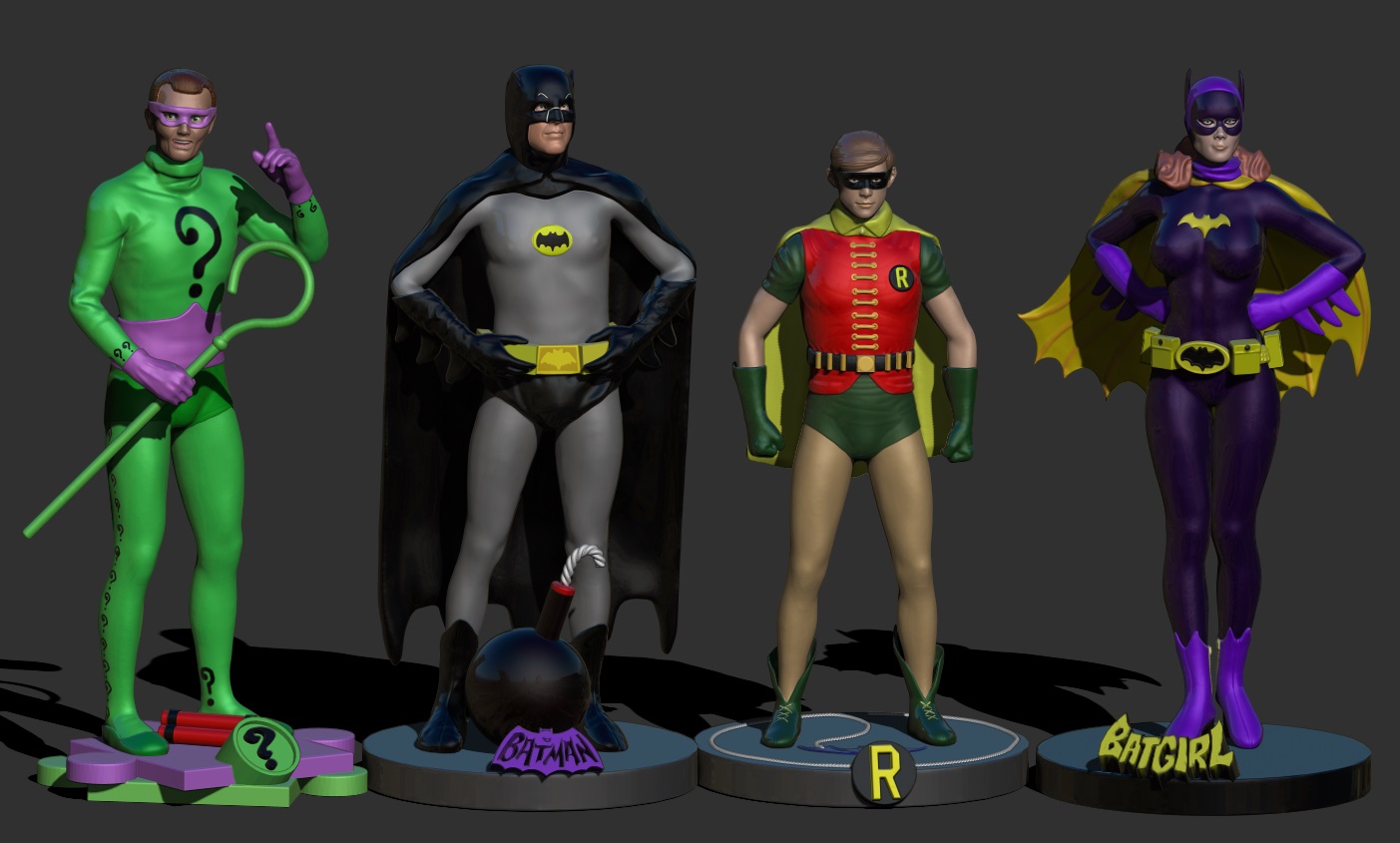 STL file THE RIDDLER '66 -Frank Gorshin-・3D print design to download・Cults