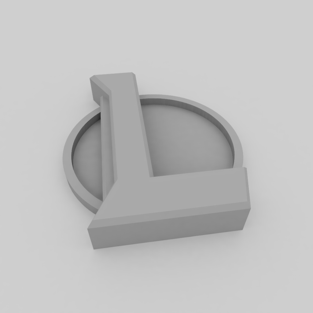 Archivo STL league of legends logo keychain・Plan para descargar y ...