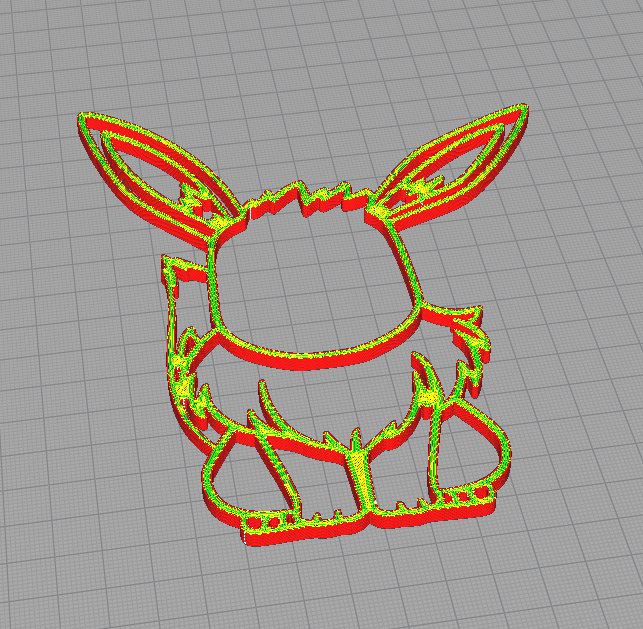 STL file Minimalist Eevee Frame・Model to download and 3D print・Cults