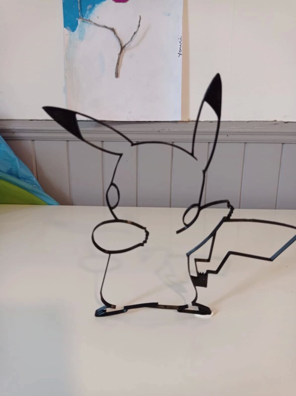 Free STL file Minimalist Pikachu Frame・3D printer model to download・Cults