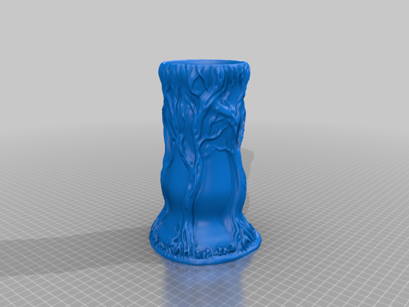 Free STL file Vase With Trees・3D printable object to download・Cults