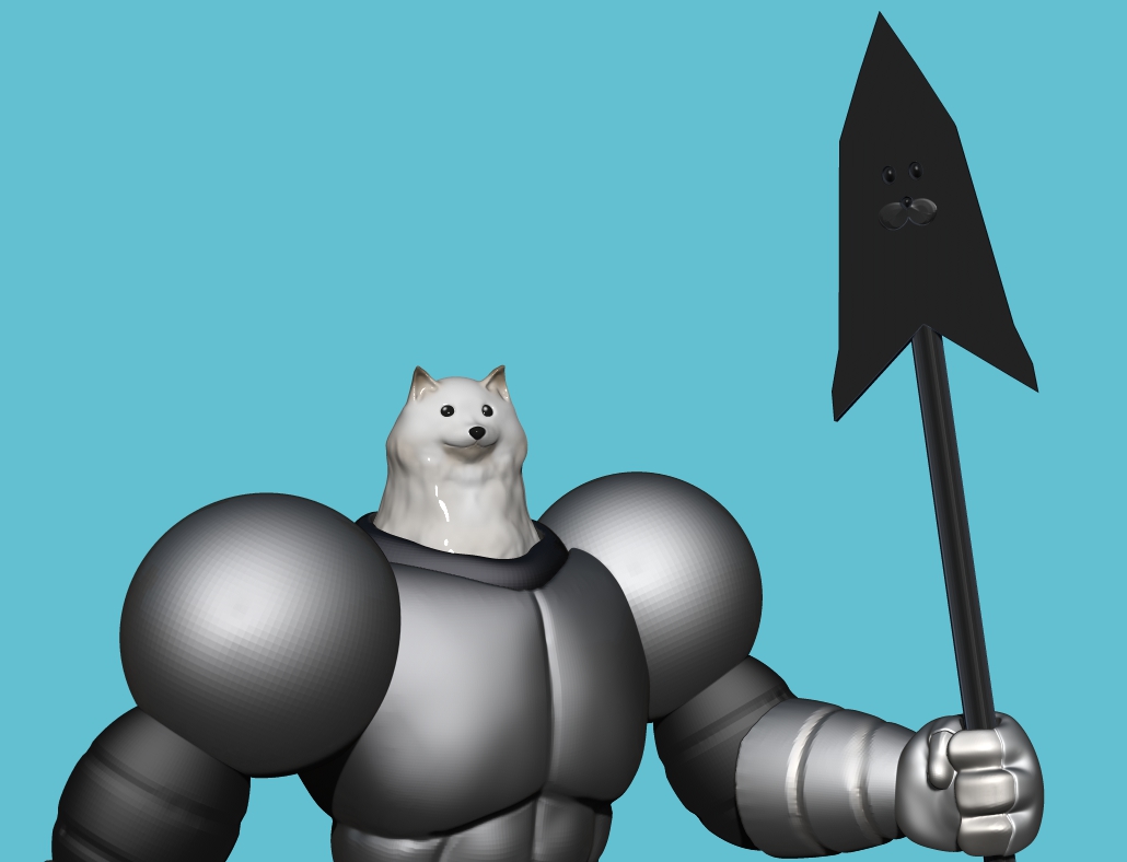 3D file Greater Dog - Undertale・3D printing idea to download・Cults