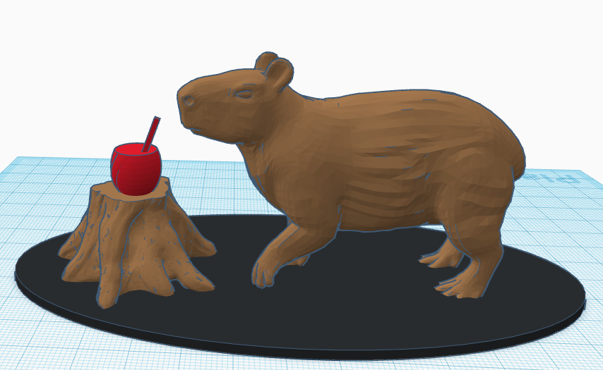 Archivo STL carpincho tomando mate・Modelo para descargar e imprimir en ...