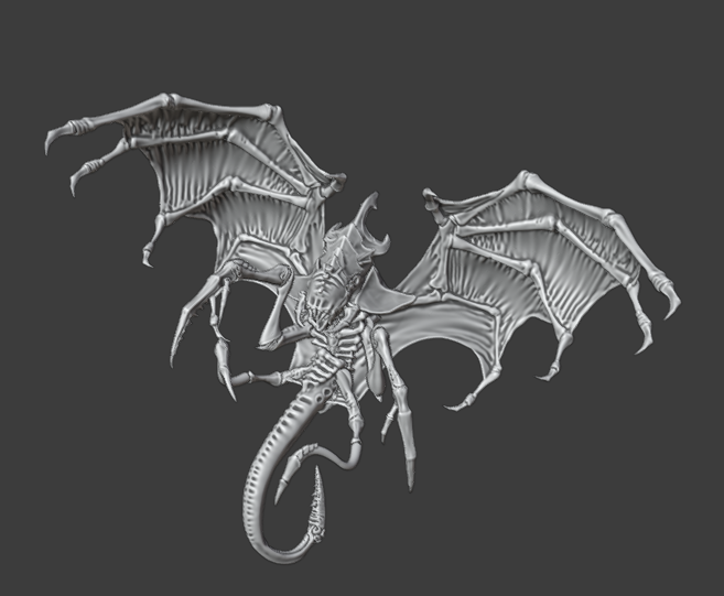 Free STL file Flying DangerNoodle (Red-teror after a 8 years on Mortex ...