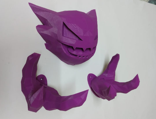 3D file Haunter Pokemon headphone wall mount 🐉・3D printable design to ...