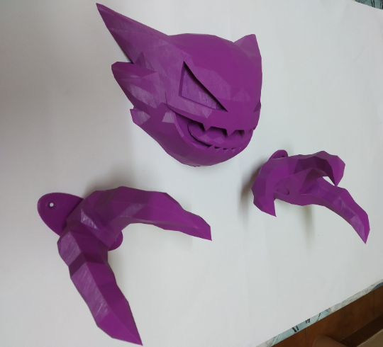 3D file Haunter Pokemon headphone wall mount 🐉・3D printable design to ...