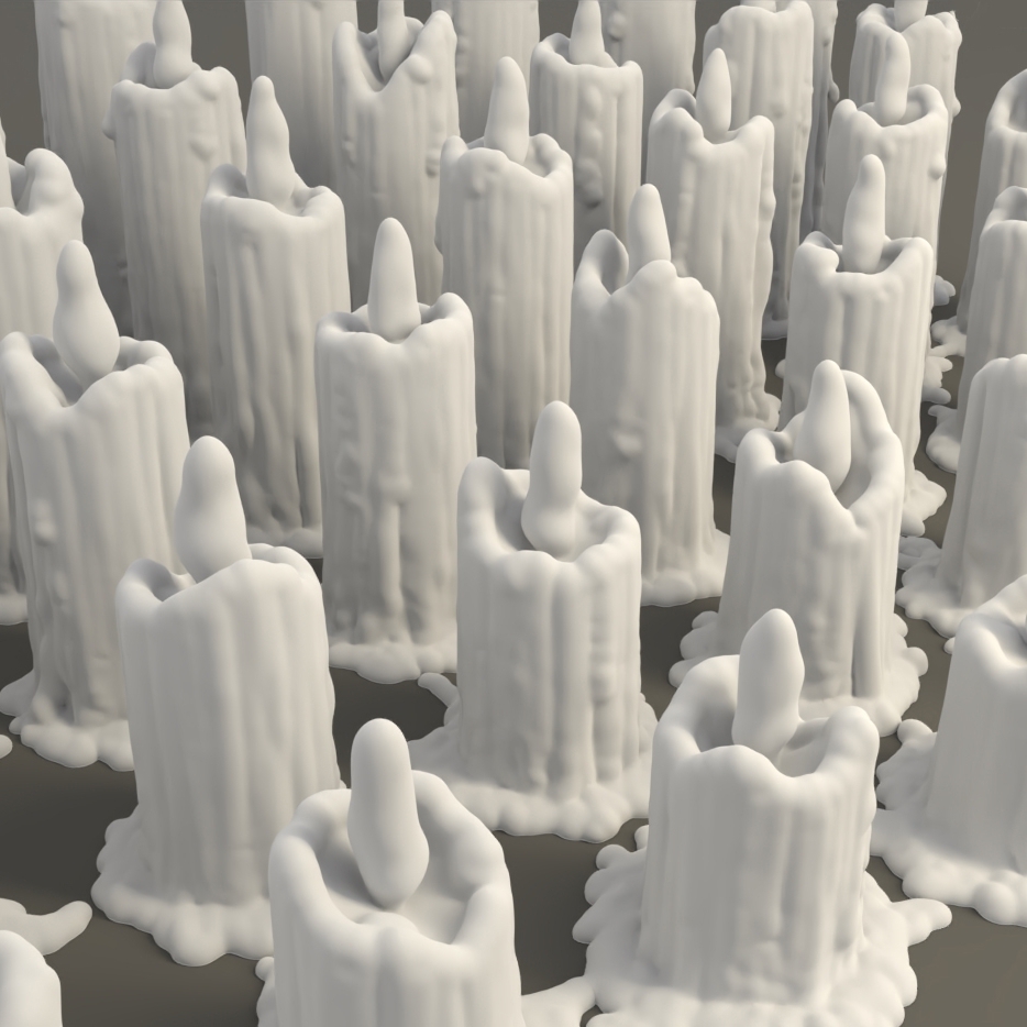 3D file 50 Candles Pack 🕯️・Template to download and 3D print・Cults