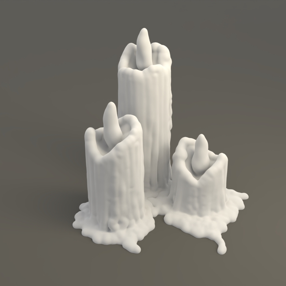 3D file 50 Candles Pack 🕯️・Template to download and 3D print・Cults