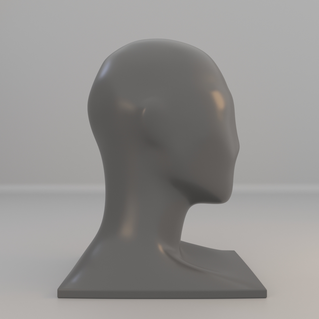 STL file head bust for hats and helmets 👤・3D printer design to download ...