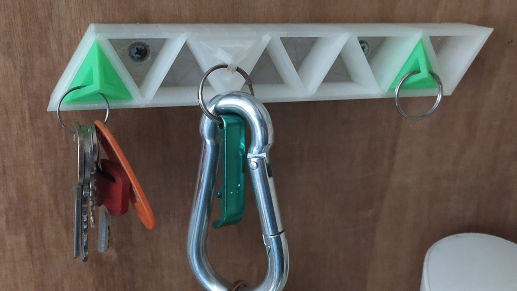 Free 3D file Key Rack Thing with mounting hole・3D printer design to ...