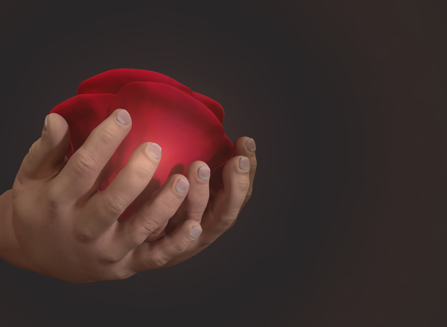 STL file HANDS BABY PINK FLOWER・3D printer design to download・Cults