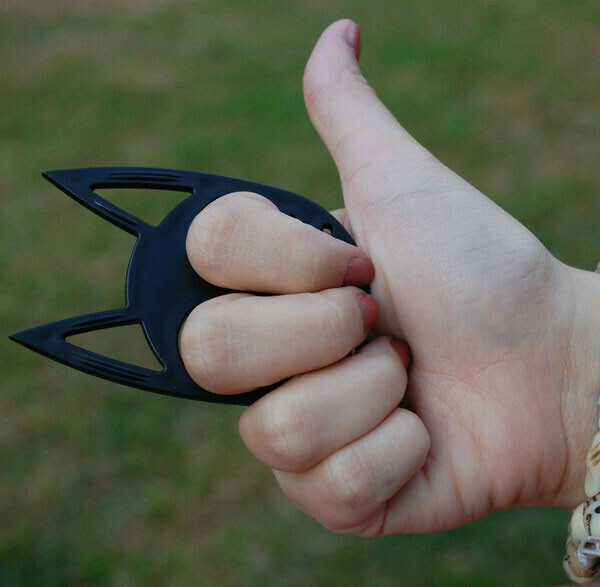 Free 3D file Black Cat Self Defense Keychain 🐱・3D printing idea to ...