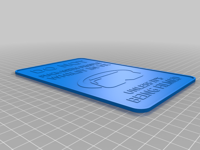 STL file VR Sign・Design to download and 3D print・Cults