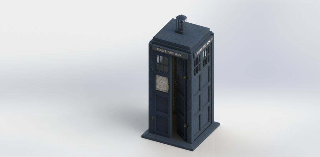 STL file TARDIS 🎨・Model to download and 3D print・Cults