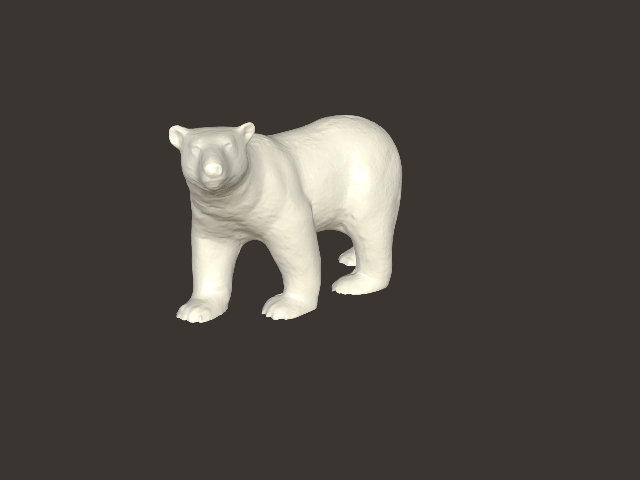 STL file Polar bear sculpture・3D printer model to download・Cults